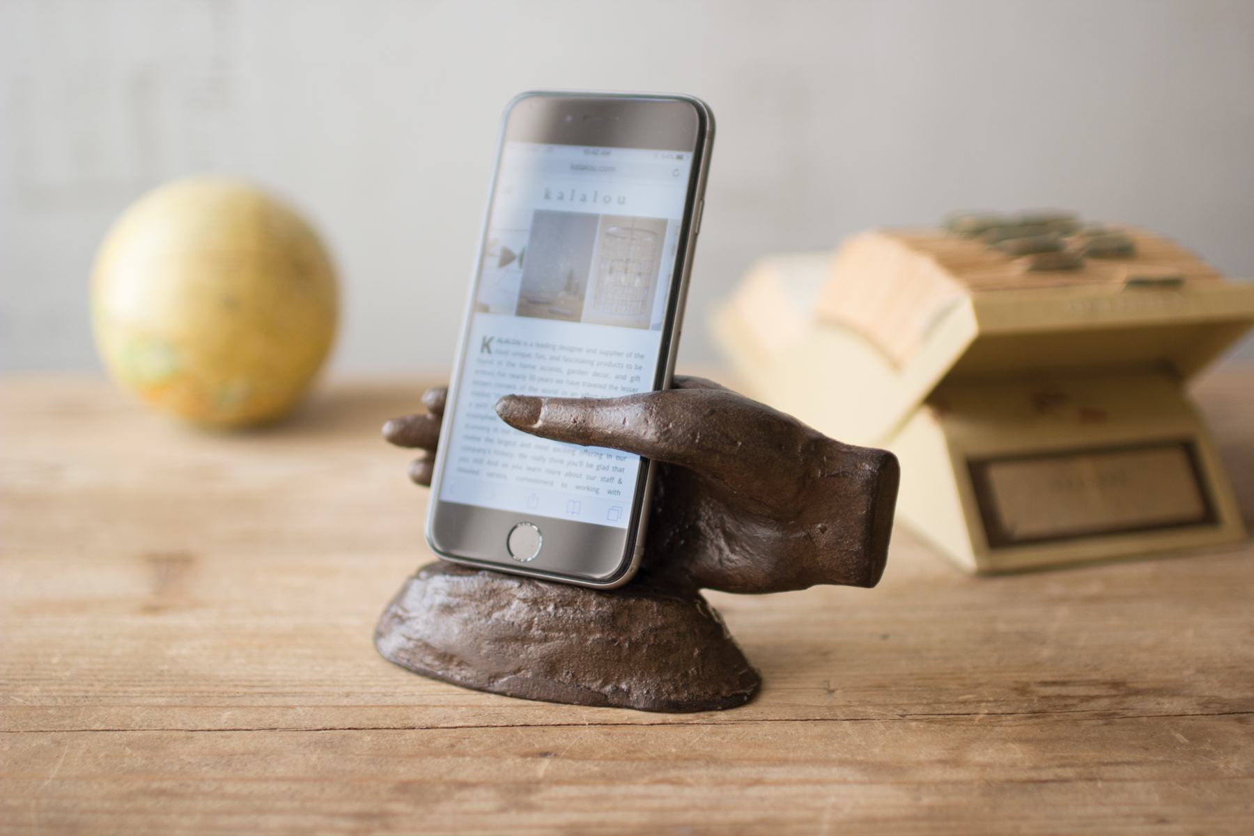 Cast Iron Hand Smart Phone Stand - 509 Design